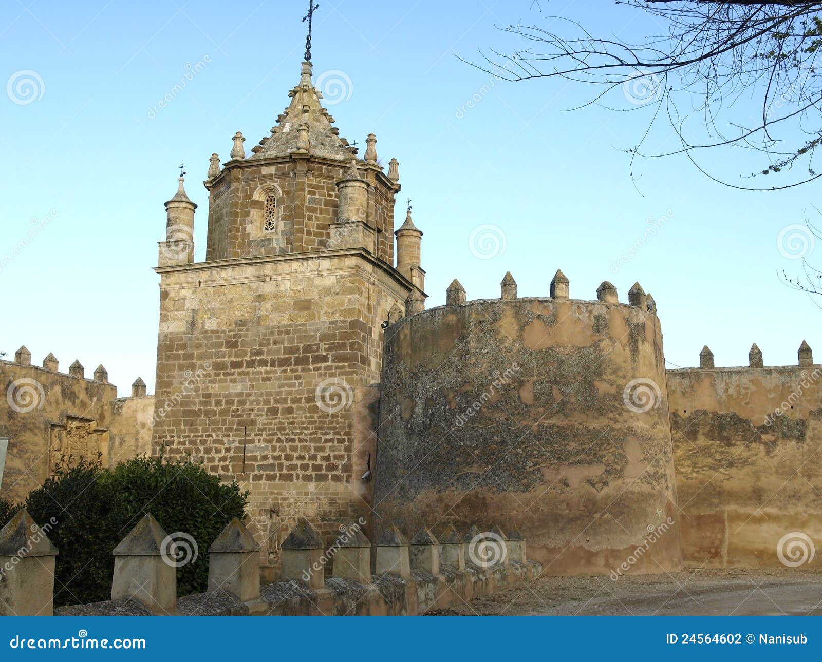 Veruela Monastery in Aragon Stock Photo - Image of cisterciense ...