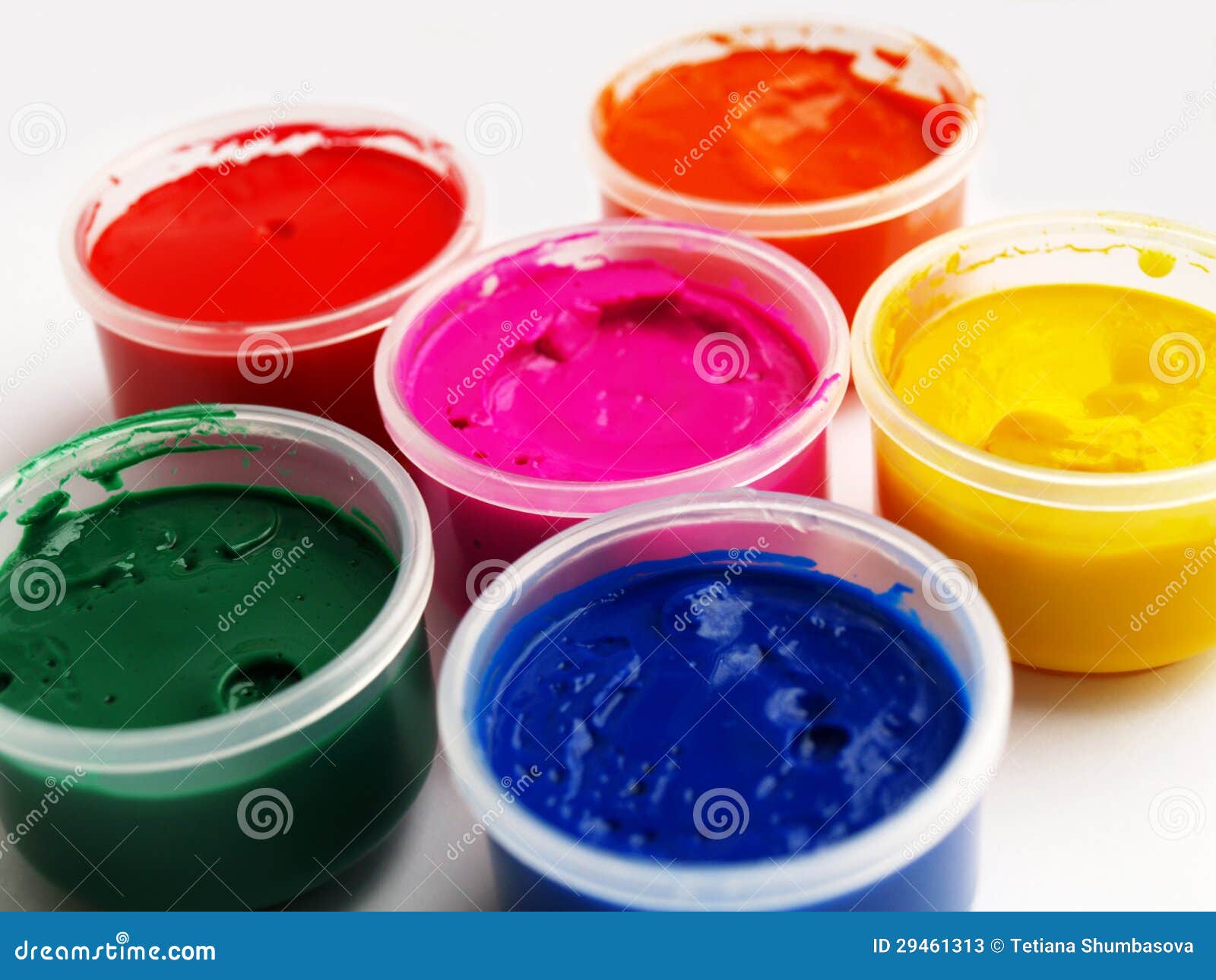 Verven stock afbeelding. Image of geassorteerd, blauw - 29461313