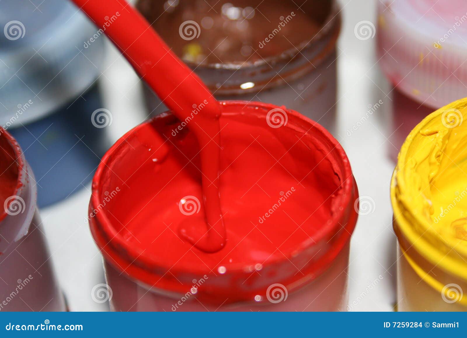 Verven stock foto. Image of tekening, borstel, multi, donker - 7259284