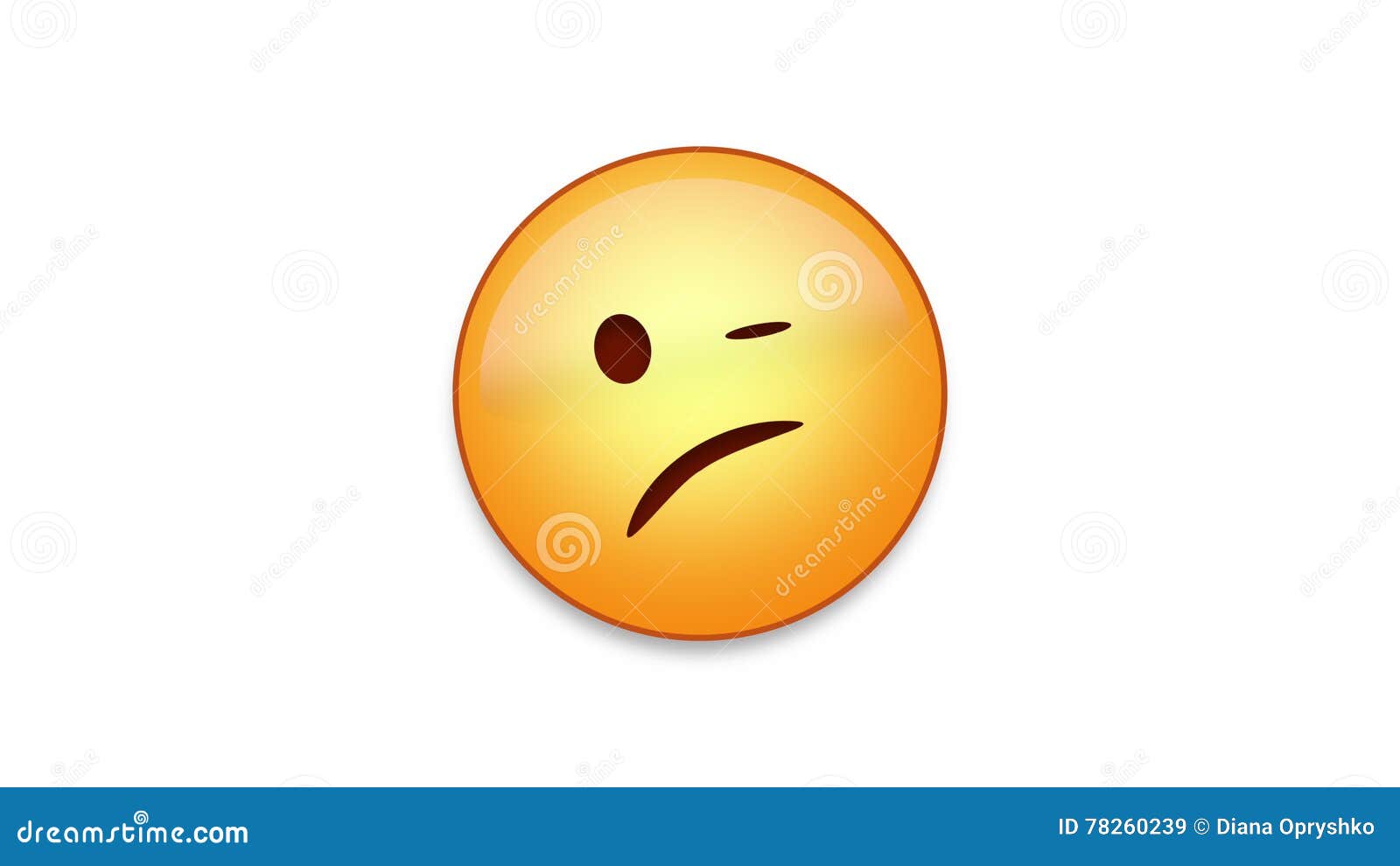 Verwarde Emoji Met Luma-Steen Stock Illustratie - Illustration of ...