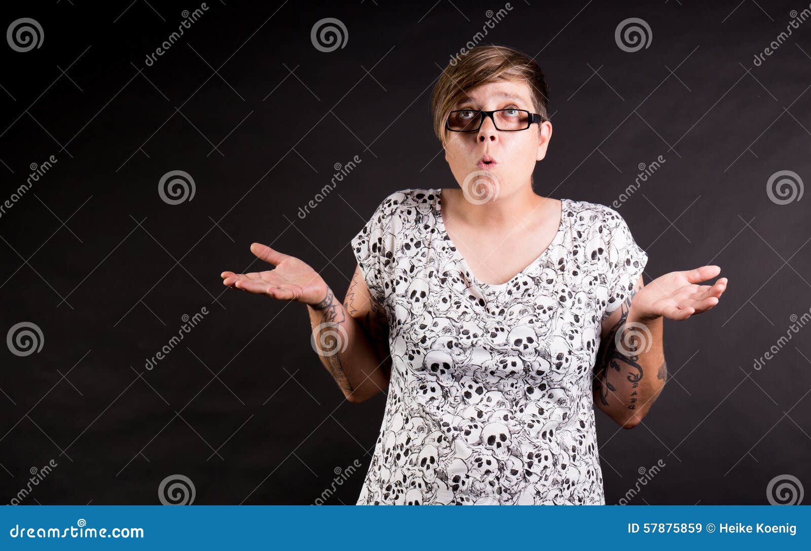 Verwarde persoon stock afbeelding. Image of vraag, mensen - 57875859