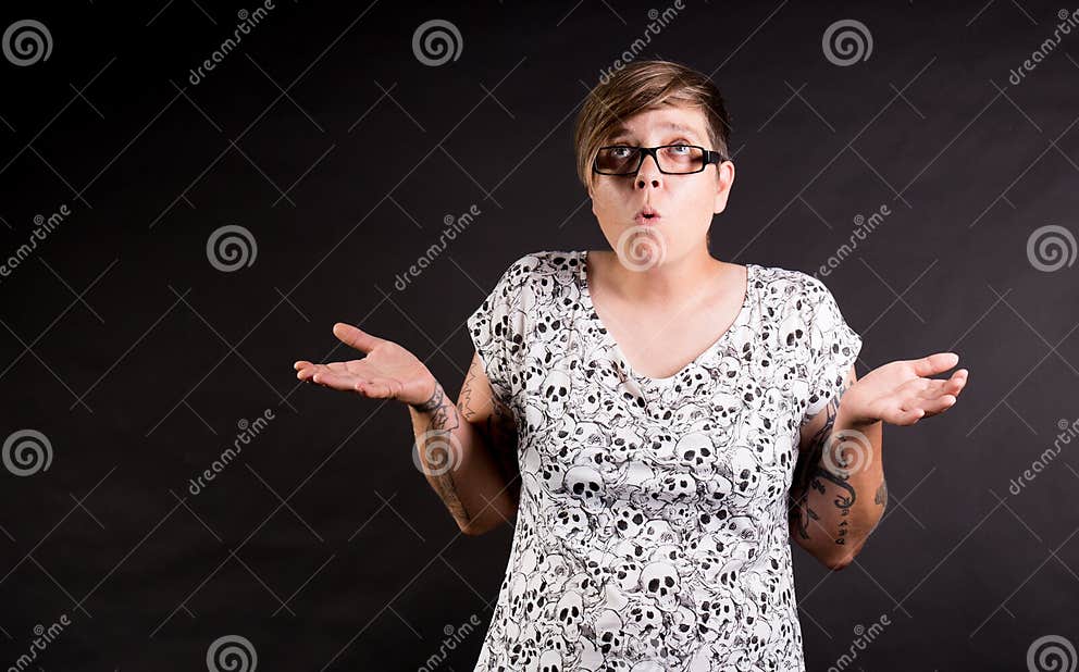 Verwarde persoon stock afbeelding. Image of vraag, mensen - 57875859