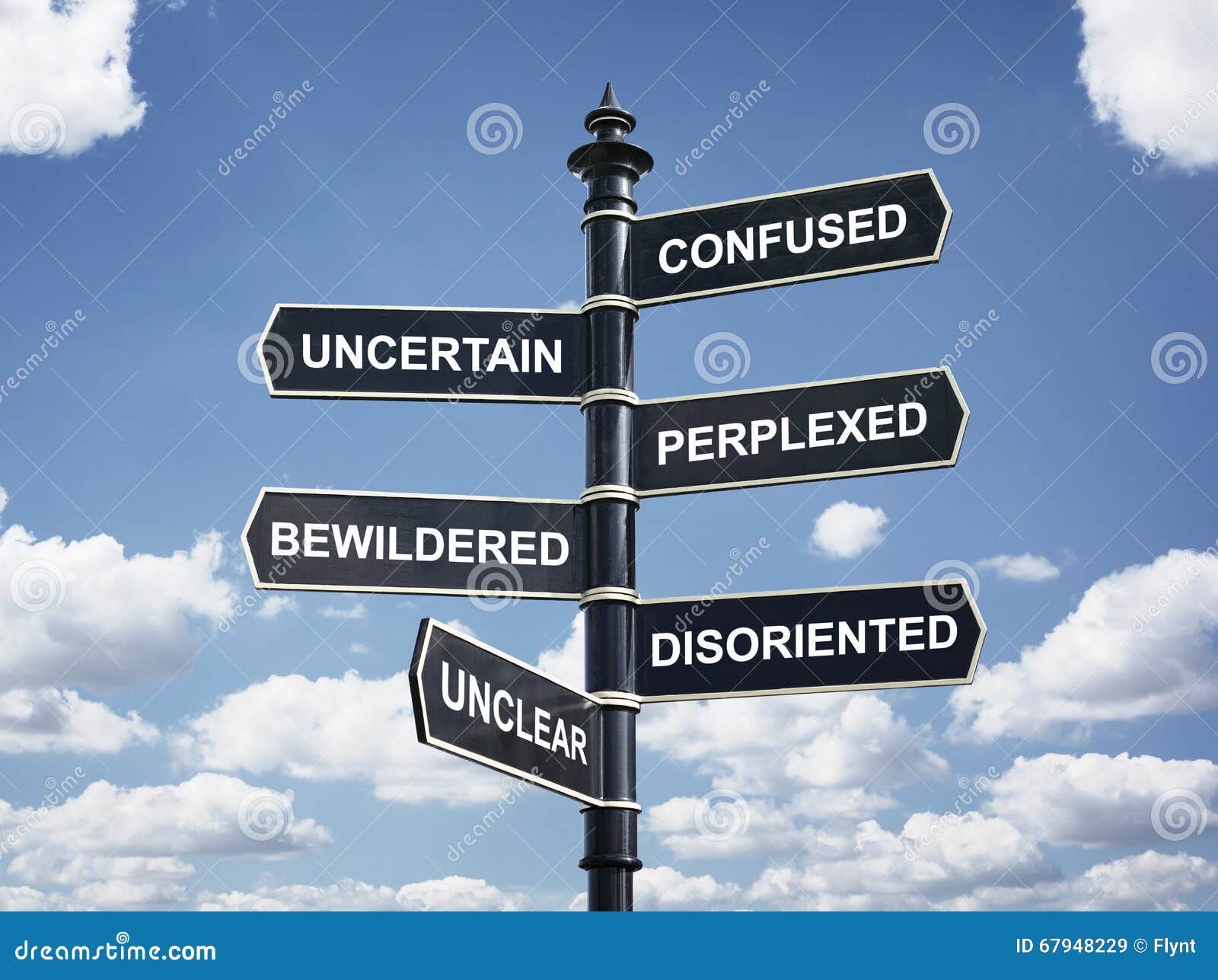 Verwarring stock afbeelding. Image of begeleiding, verbijsterd - 67948229