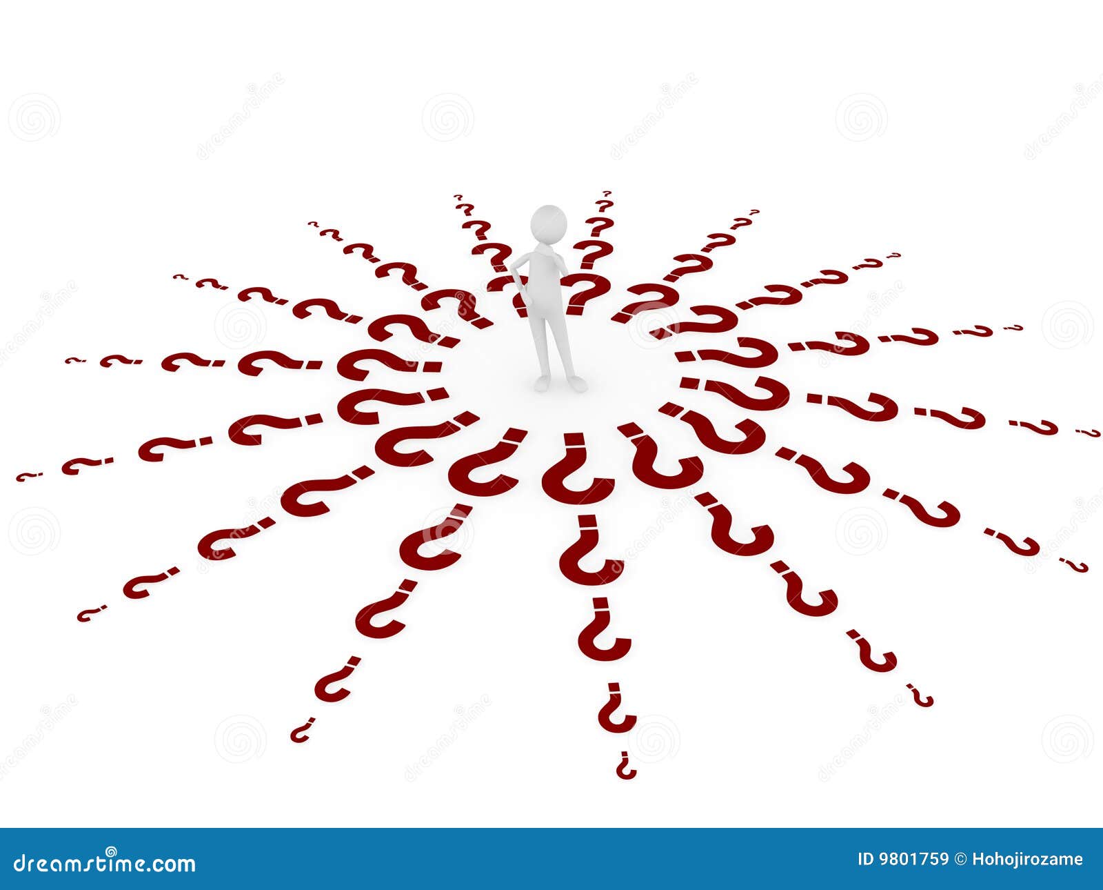 Verwarring stock illustratie. Illustration of probleem - 9801759