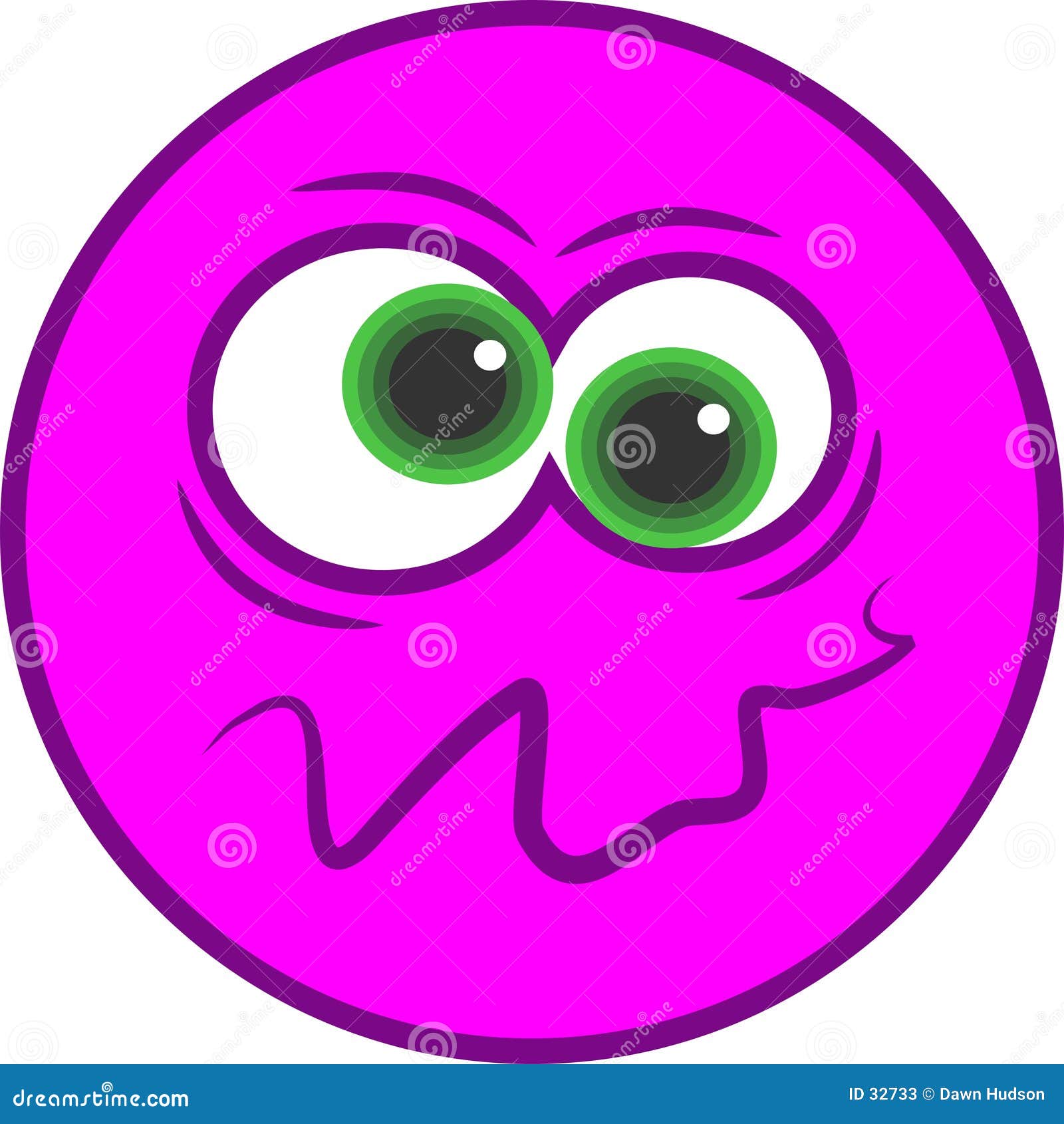 In Verwarring Gebracht Pictogram Smiley Vector Illustratie ...