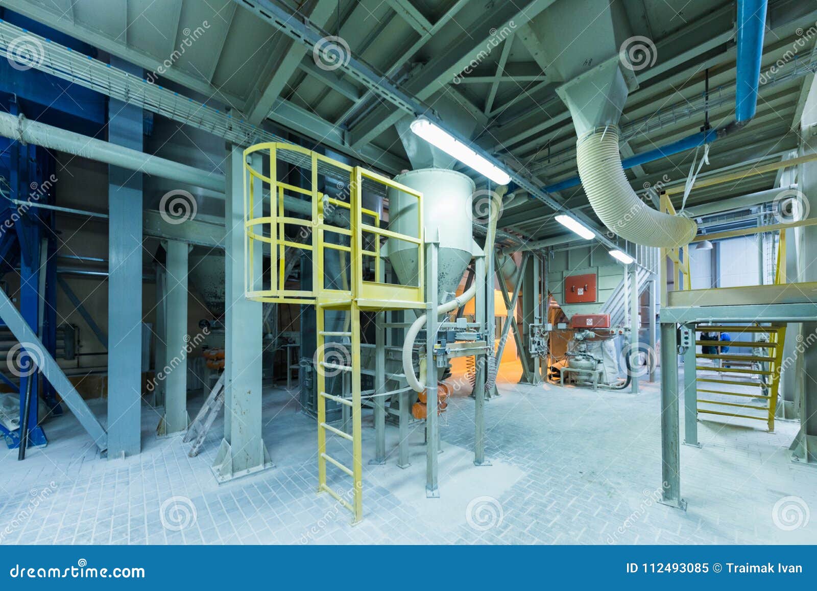 Verwerkende Fabriek, Moderne High-tech Productie Stock Afbeelding ...