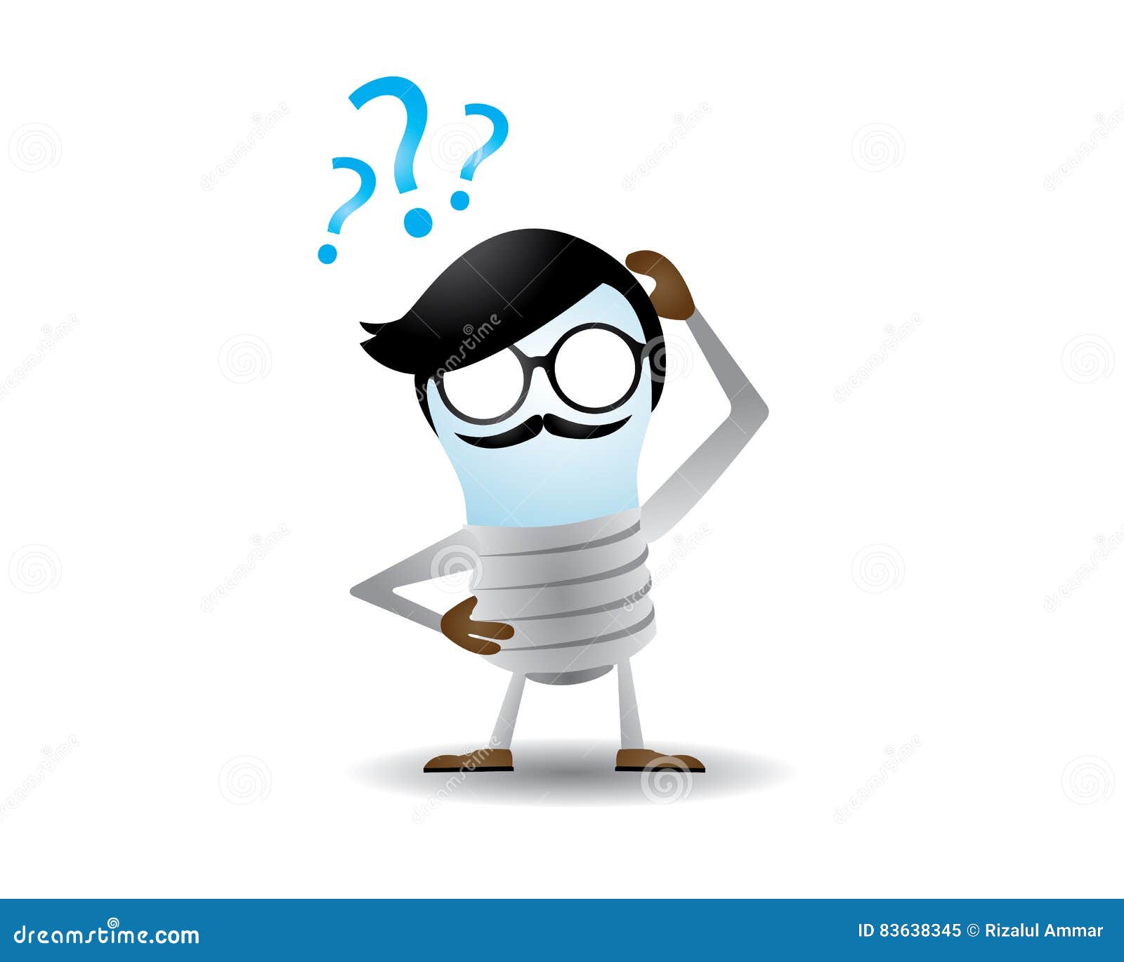 Verwirren Sie Ausdruckillustration Vektor Abbildung - Illustration von ...