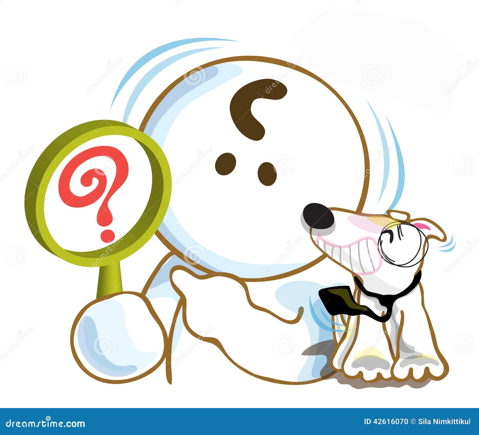 Verwirren Sie Fragezeichen vektor abbildung. Illustration von nett ...