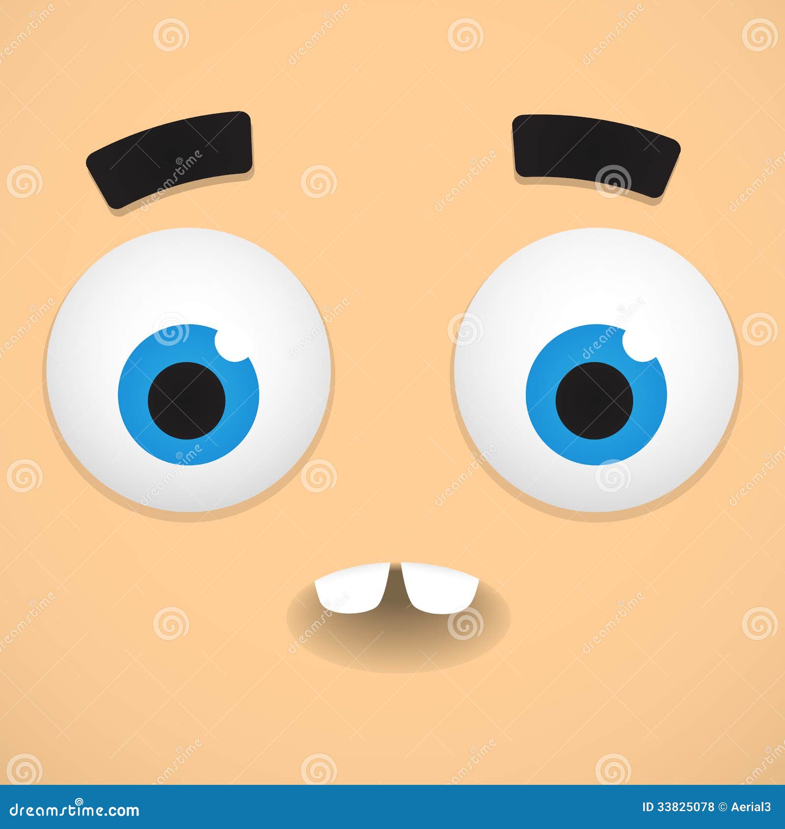 Verwirrter Emoticon vektor abbildung. Illustration von getrennt - 33825078