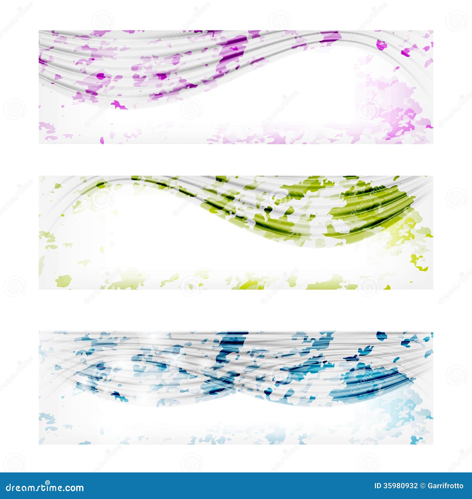 Very Abstract Banners with Transparent Lines Stock Vector ...