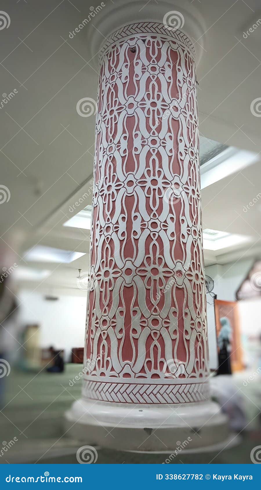 A Very Aesthetic Pillar in a Mosque Stock Photo - Image of arabian ...
