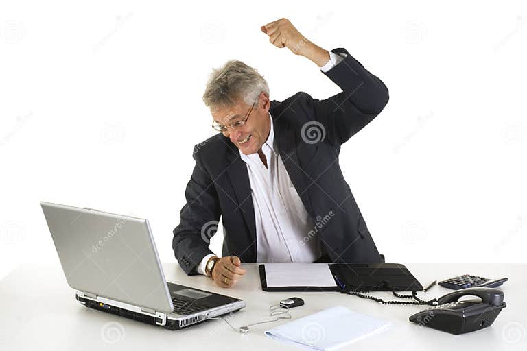 Very angry manager stock photo. Image of senior, telephone - 3356286