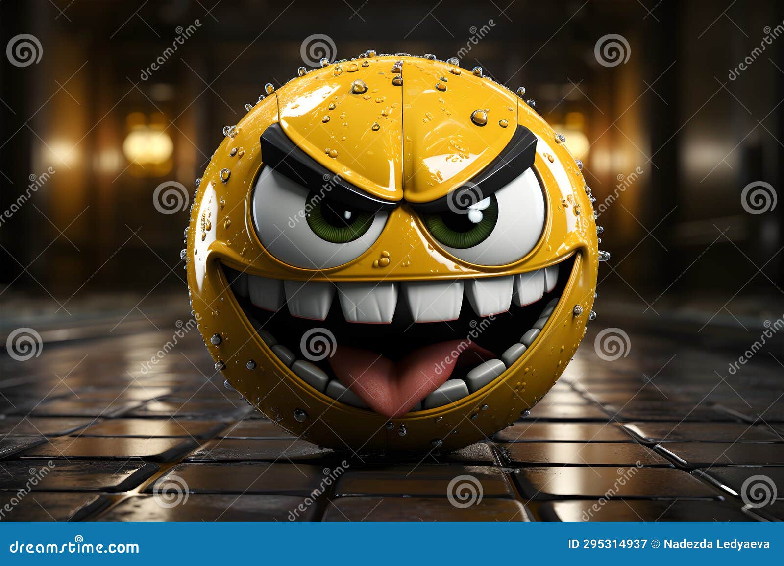 Very Angry Yellow Smiley Face. Stock Image - Image of icon, gesture ...