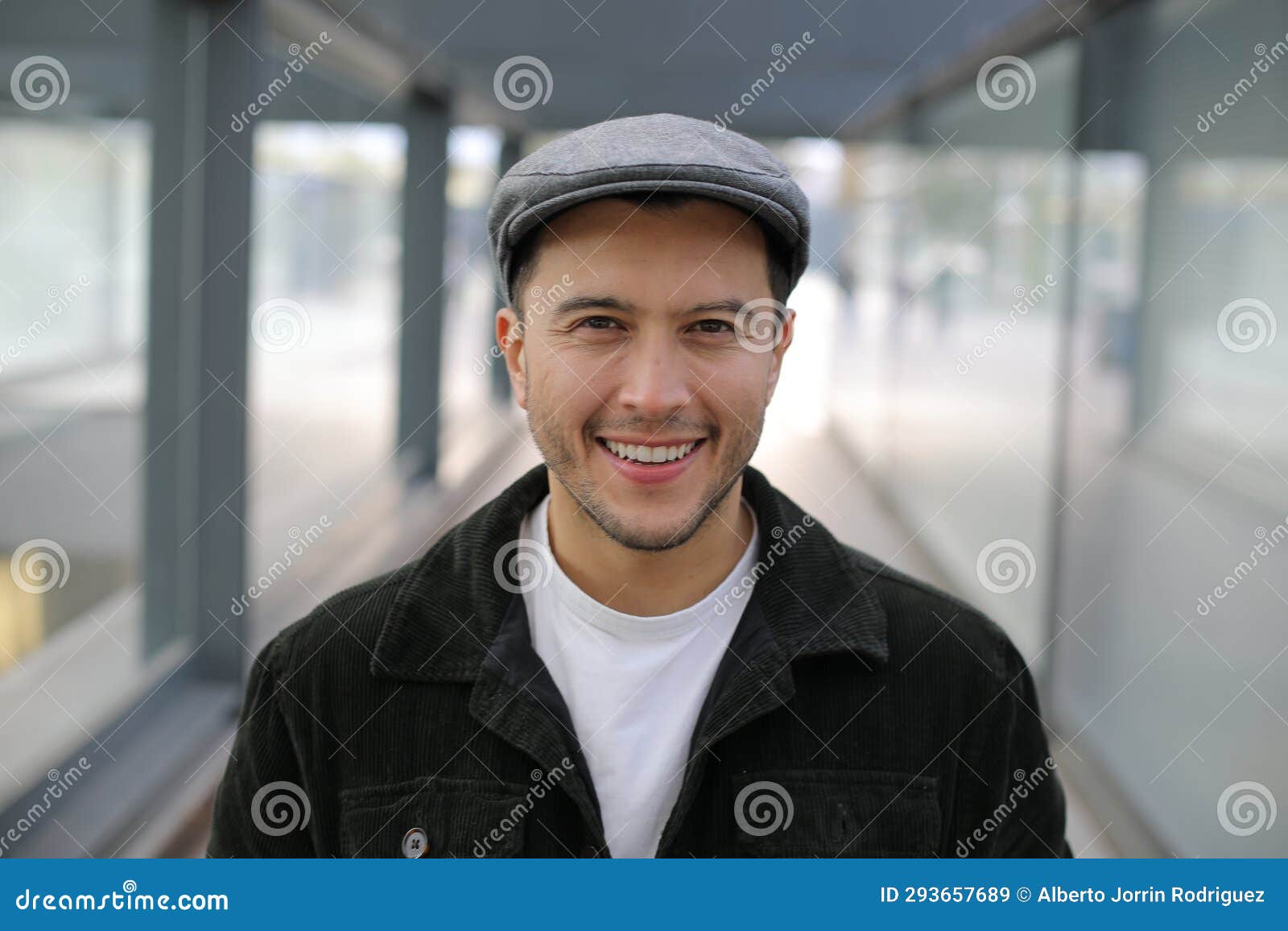Very Attractive Ethnic Worker Smiling Stock Image - Image of attractive ...