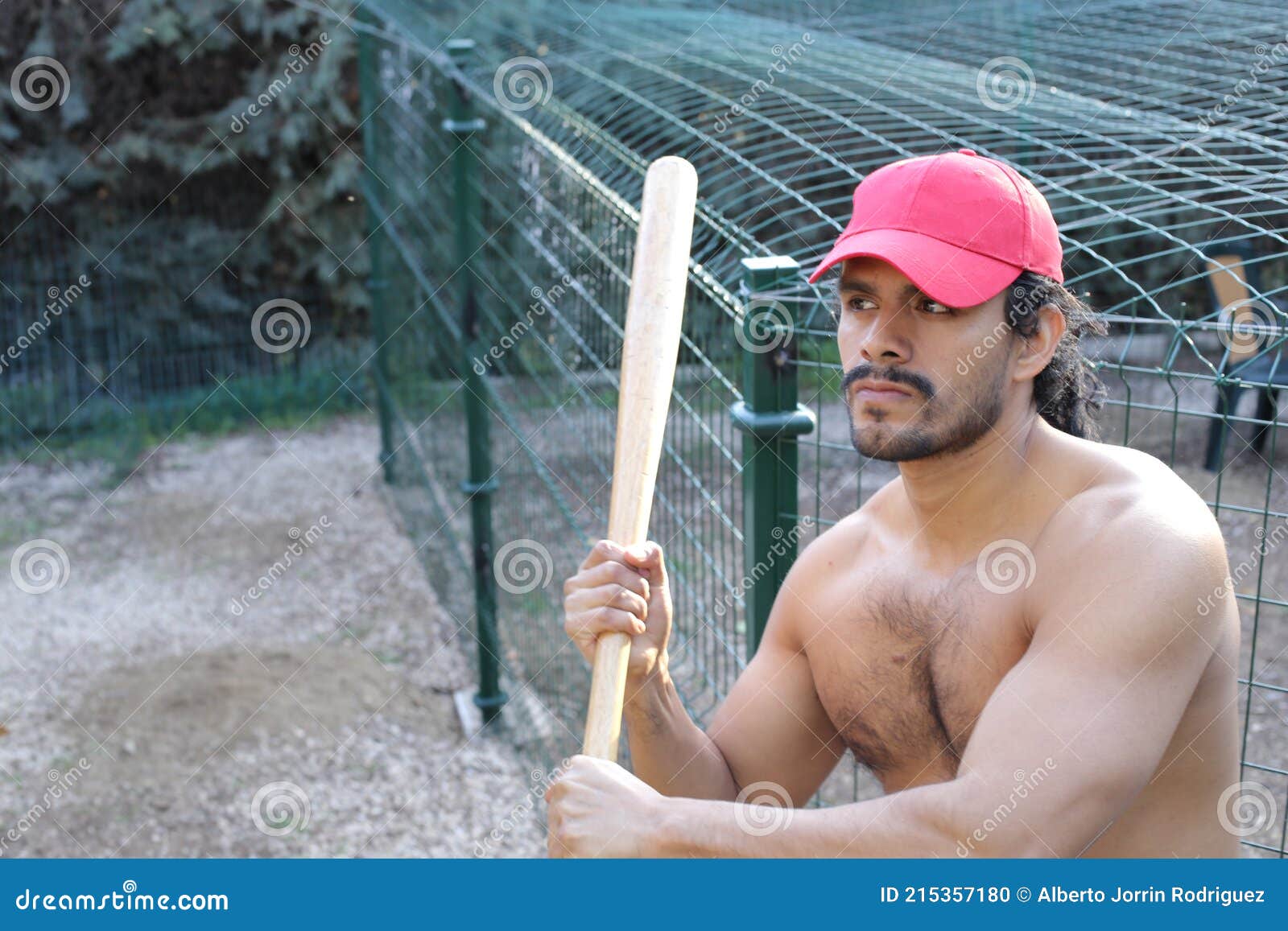 Very Attractive Shirtless Baseball Player Stock Photo - Image of latino ...
