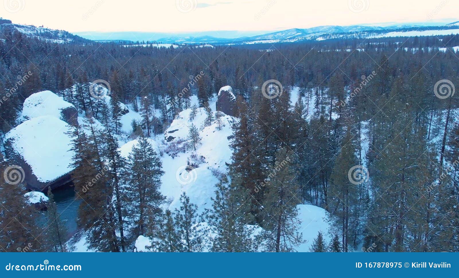 Very Beautiful Area in the Winter. Stock Image - Image of landscape ...
