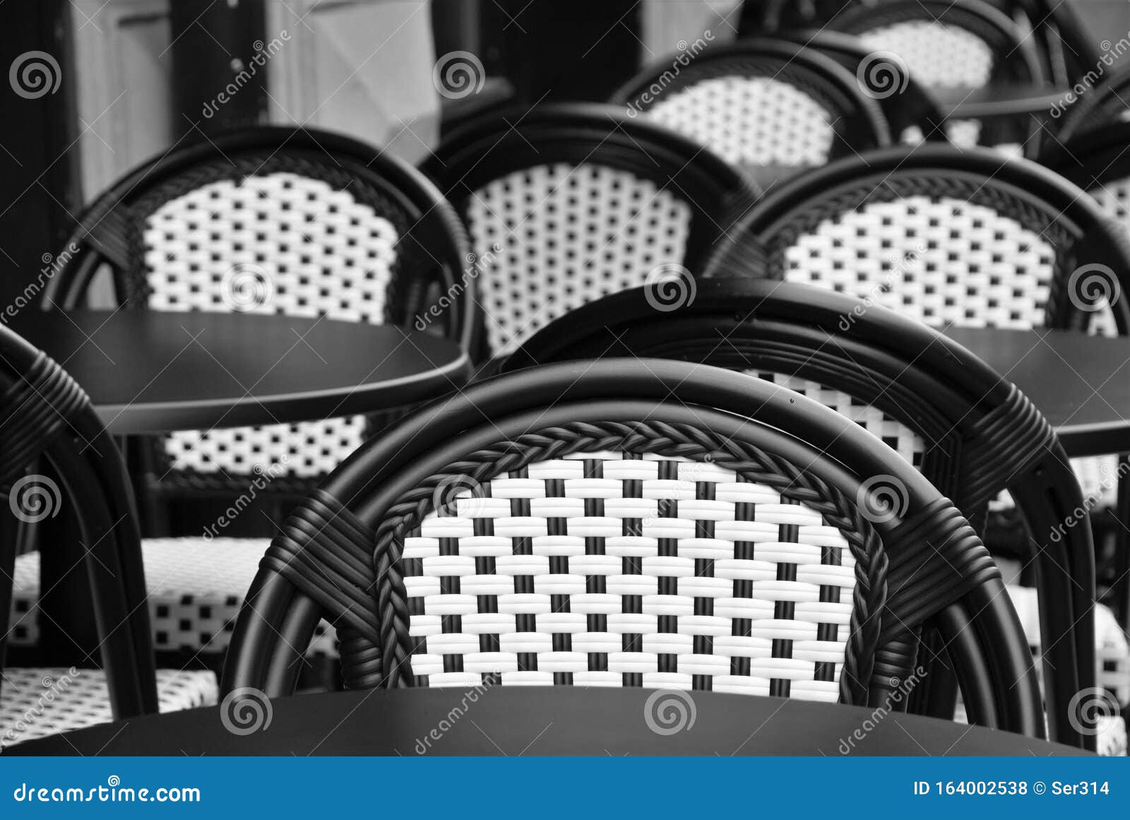 Very Beautiful Backs of Chairs Stock Photo - Image of conduction ...