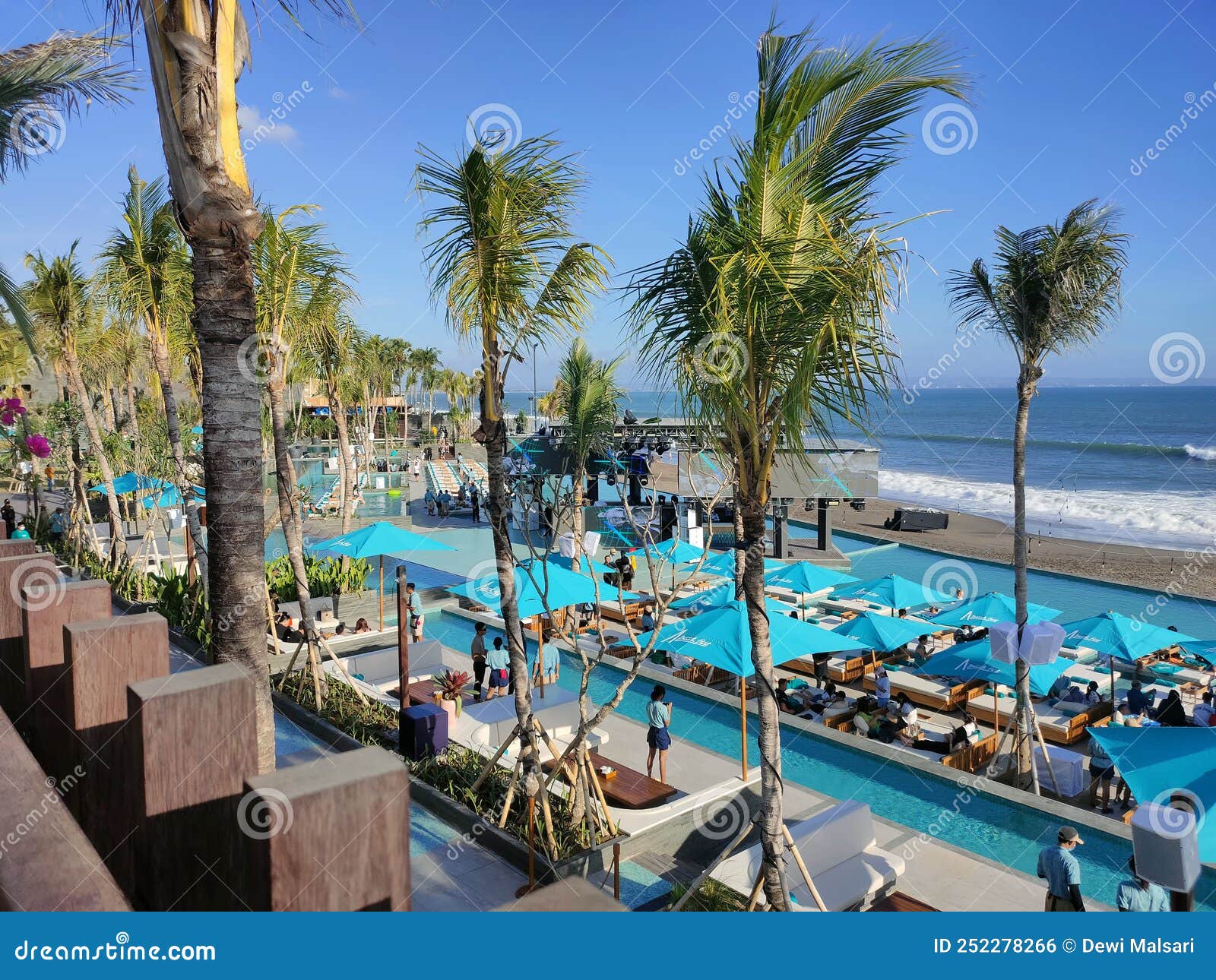 Very Beautiful Beach View in Canggu Bali Editorial Photo - Image of ...