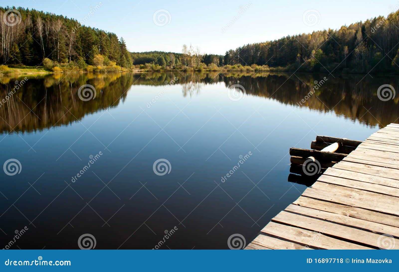 Very beautiful, blue lake stock photo. Image of nature - 16897718