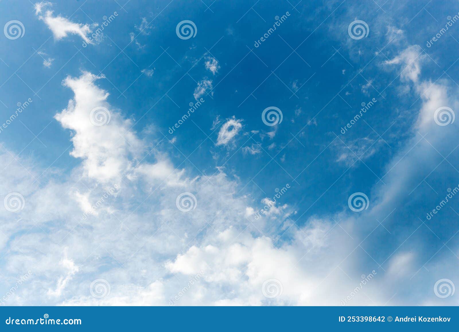 Very Beautiful Blue Sky with Clouds Stock Photo - Image of clouds ...