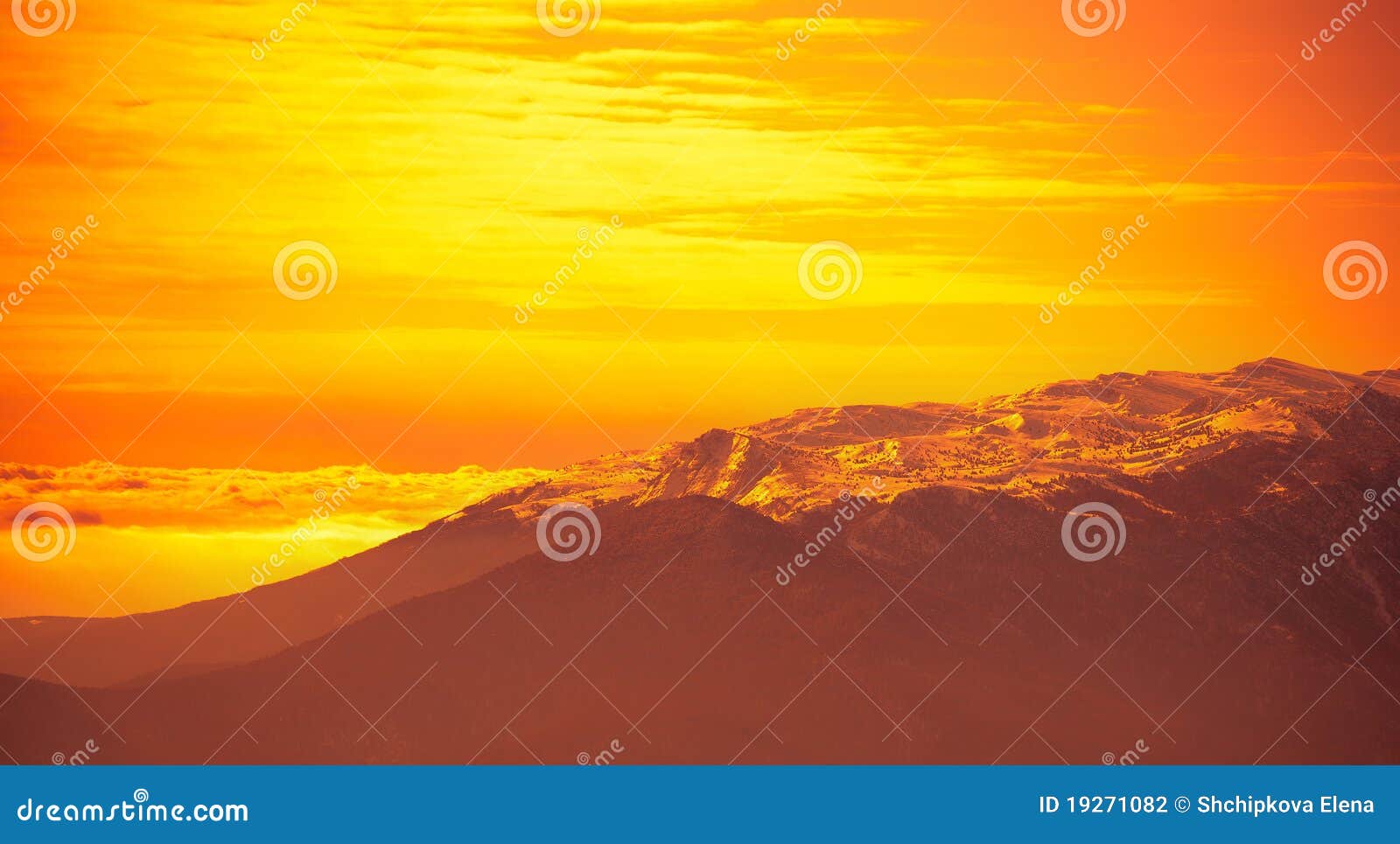 Very Beautiful Bright Orange Sunrise Stock Photo - Image of sunrise ...