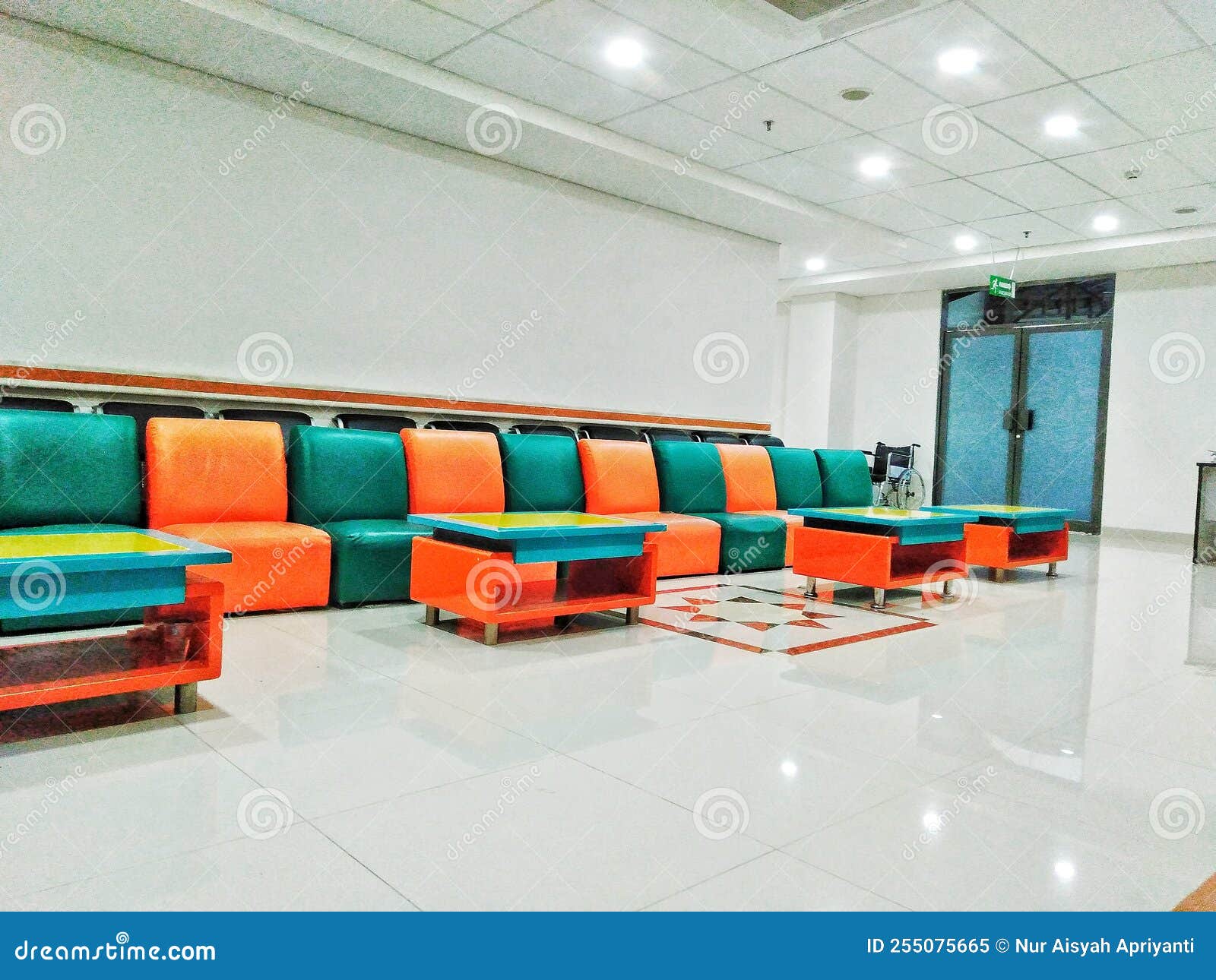 A Very Beautiful Color Combination of Chairs in a Room Stock Image ...