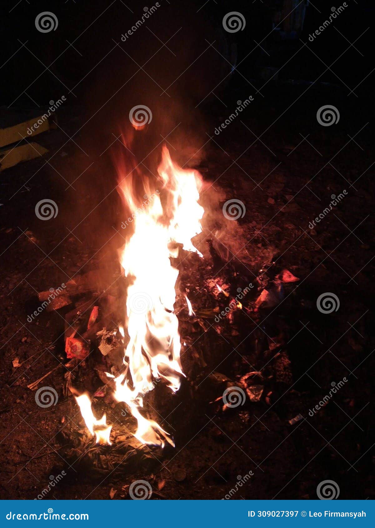Very beautiful fire ???? stock image. Image of natural - 309027397