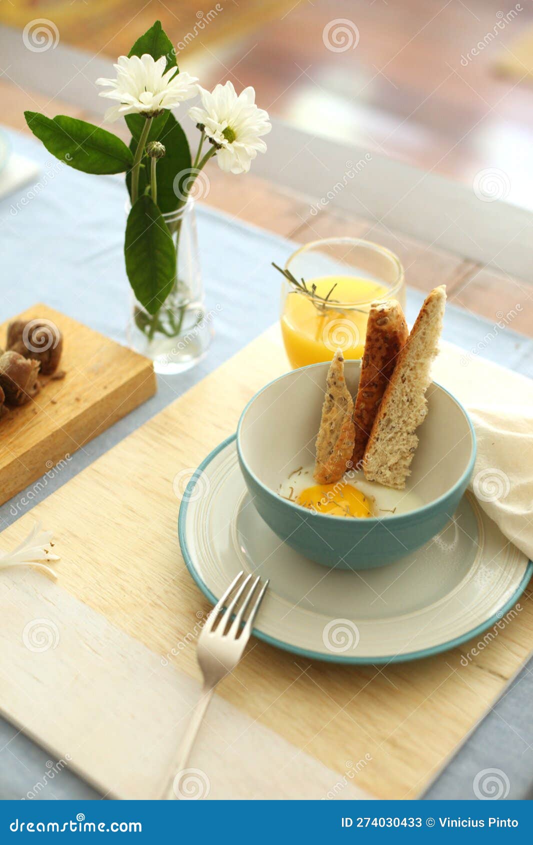 Image of Simple and Attractive Breakfast Table Set Stock Image - Image ...