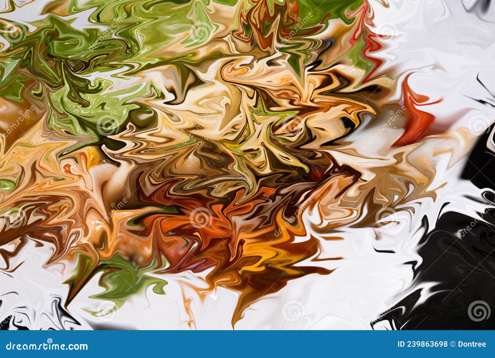 Very Beautiful Liquid Swirl Pattern Stock Photo - Image of chaos ...