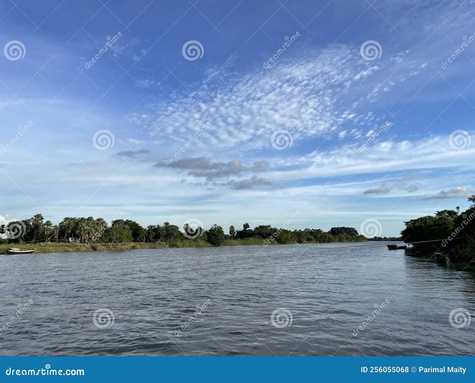 River and Lake stock photo. Image of water, cloud, horizon - 256055068