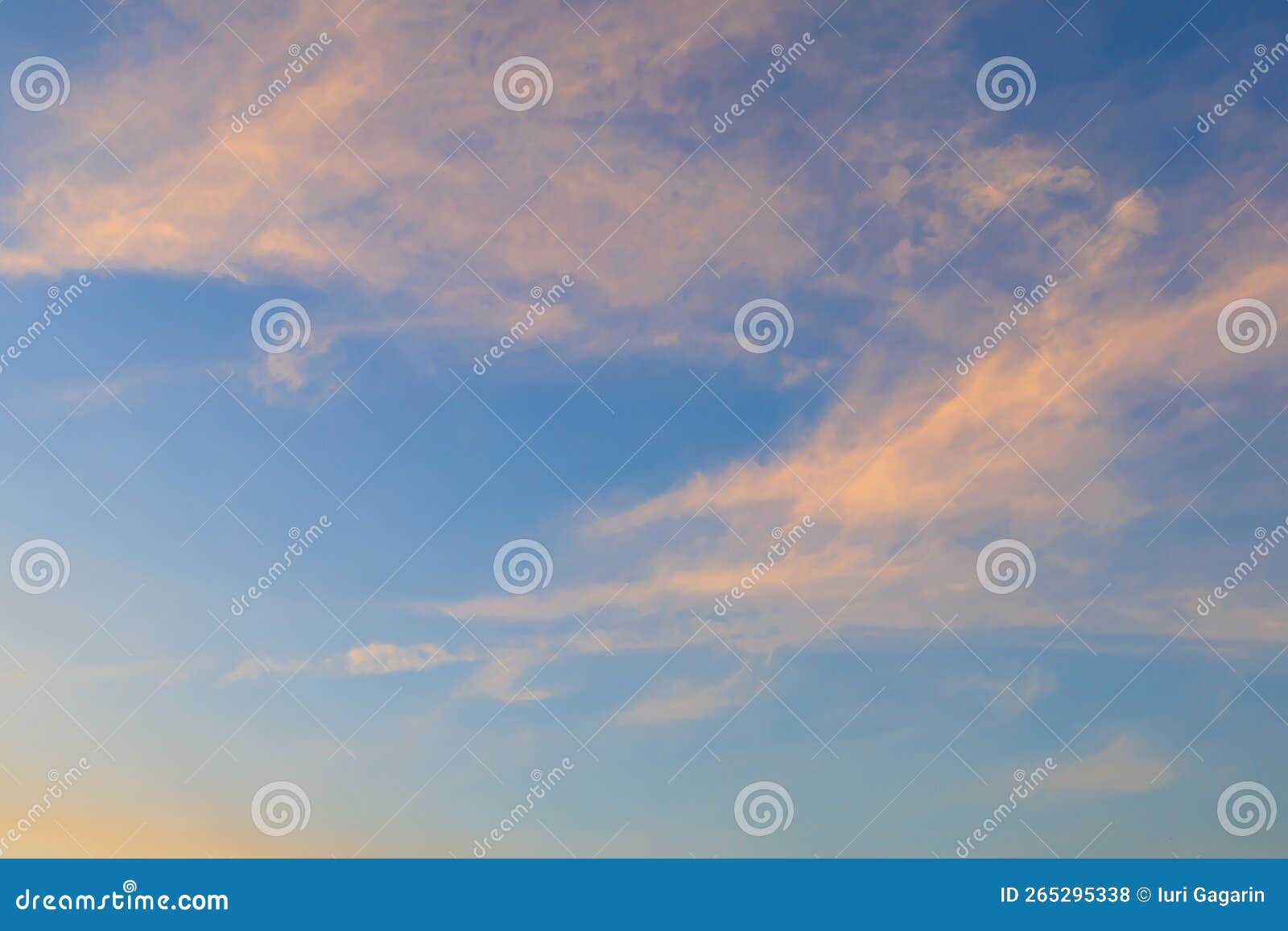 Very Nice Sky after Sunset. Background or Backdrop Stock Photo - Image ...