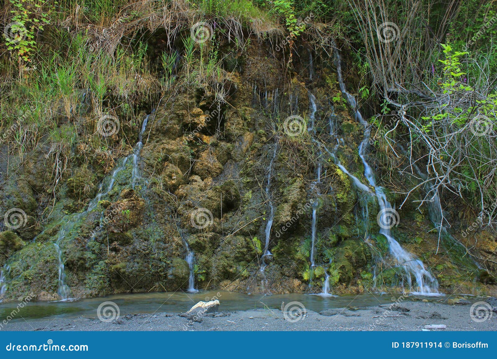 Very Beautiful, Small Cascading Waterfall Stock Photo - Image of ...