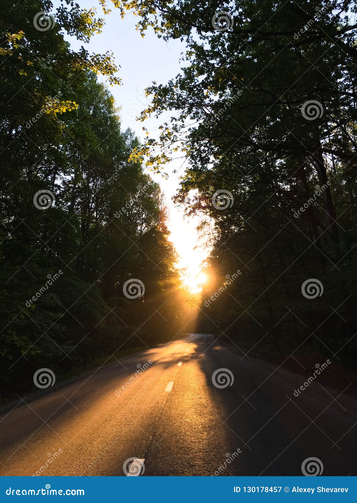 Very Beautiful Summer Sunset with Bright Colors of the Sky Stock Image ...
