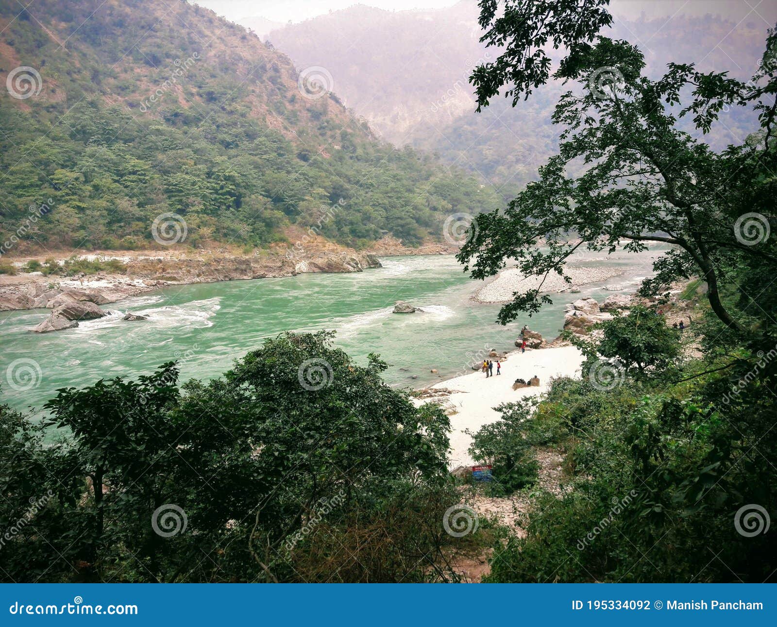 Very Beautiful View of Ganga River in Rishikesh Uttarakhand Stock Photo ...