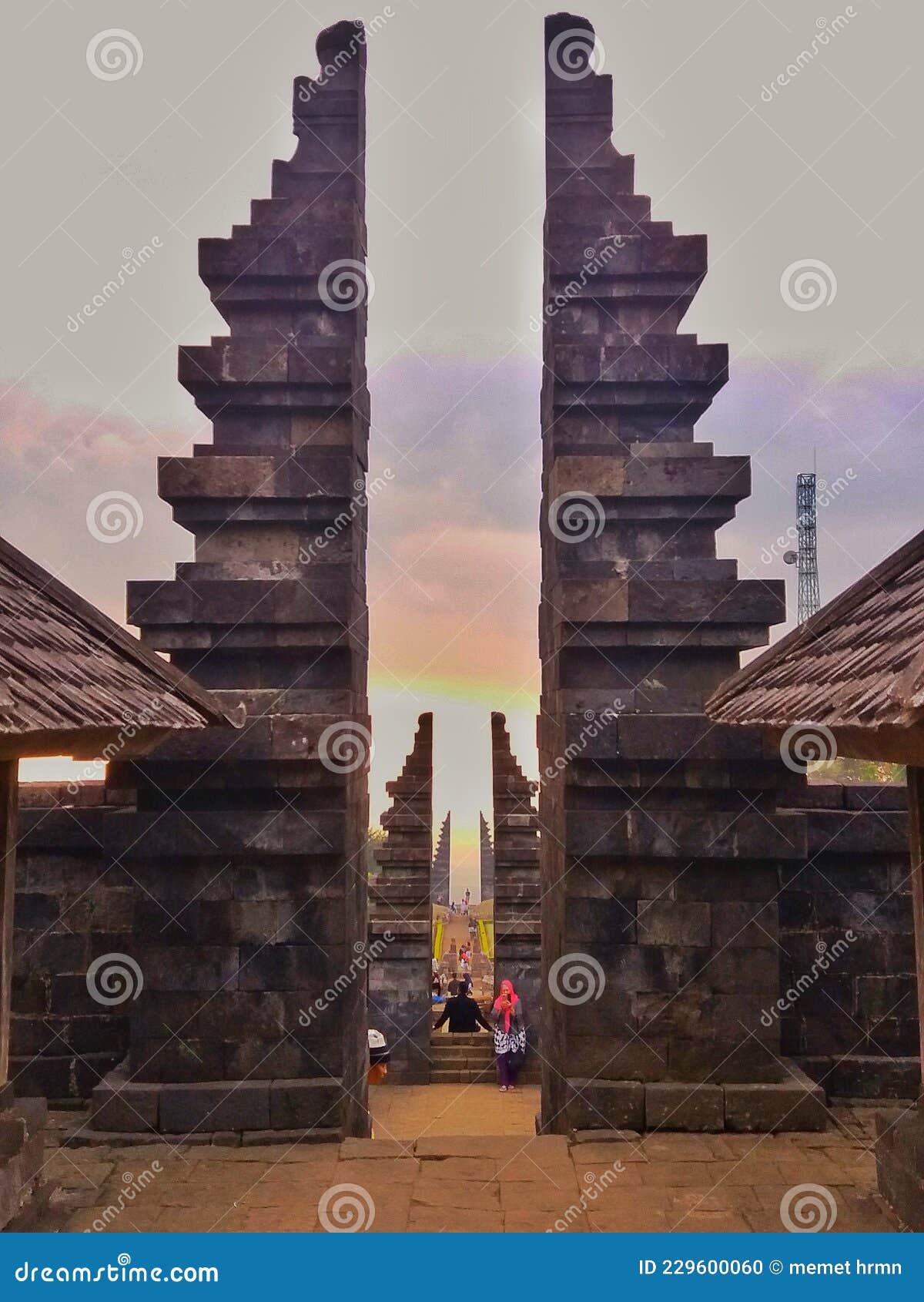 Very Beautiful View of the Temple at Ceto Temple, Central Java ...