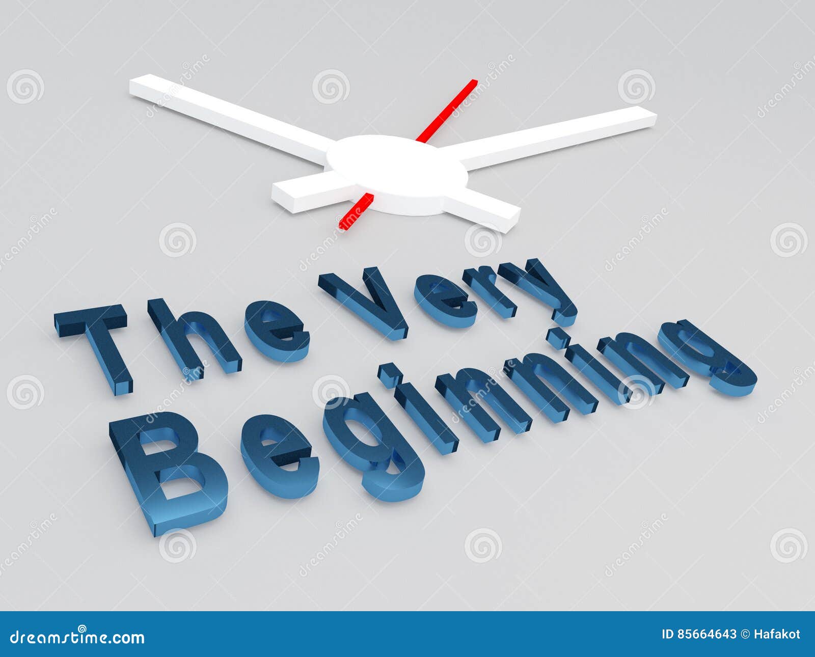 The Very Beginning concept stock illustration. Illustration of growth ...