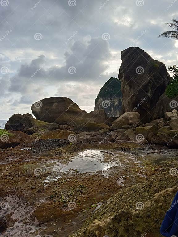 Very big rock stock image. Image of cliff, ocean, mountain - 251489281