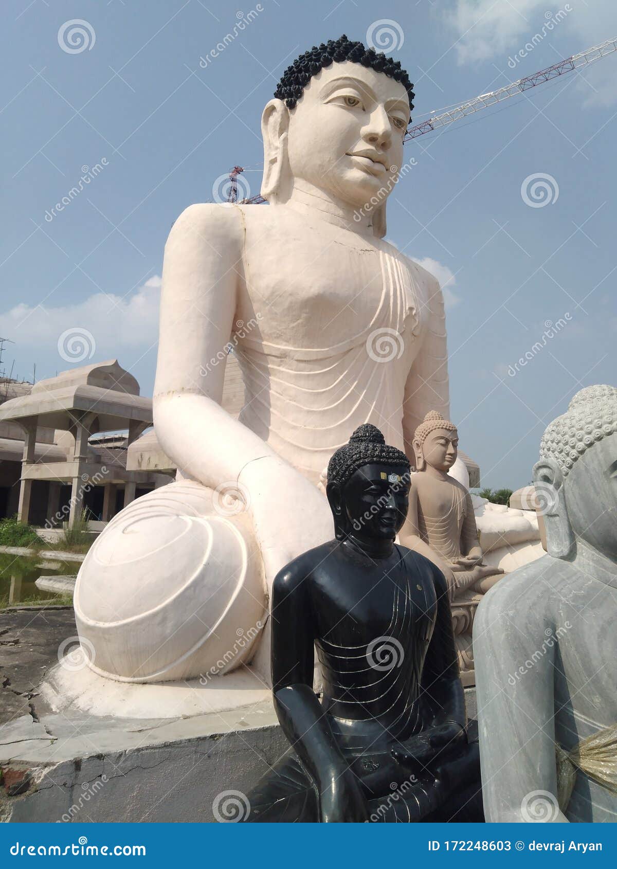 It is Very Big Statue of Lord Buddha Stock Image - Image of statue ...