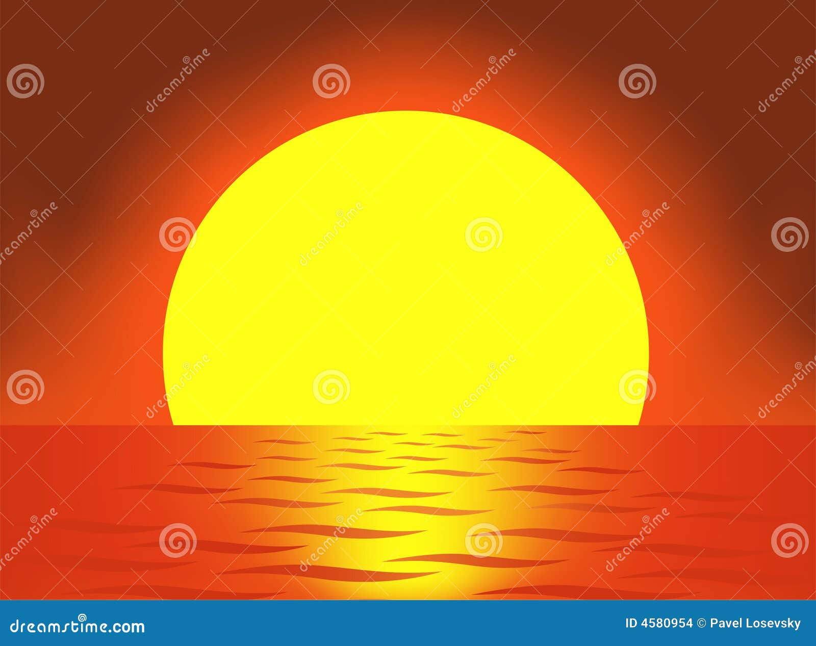 Very big sun vector stock vector. Illustration of tropical - 4580954