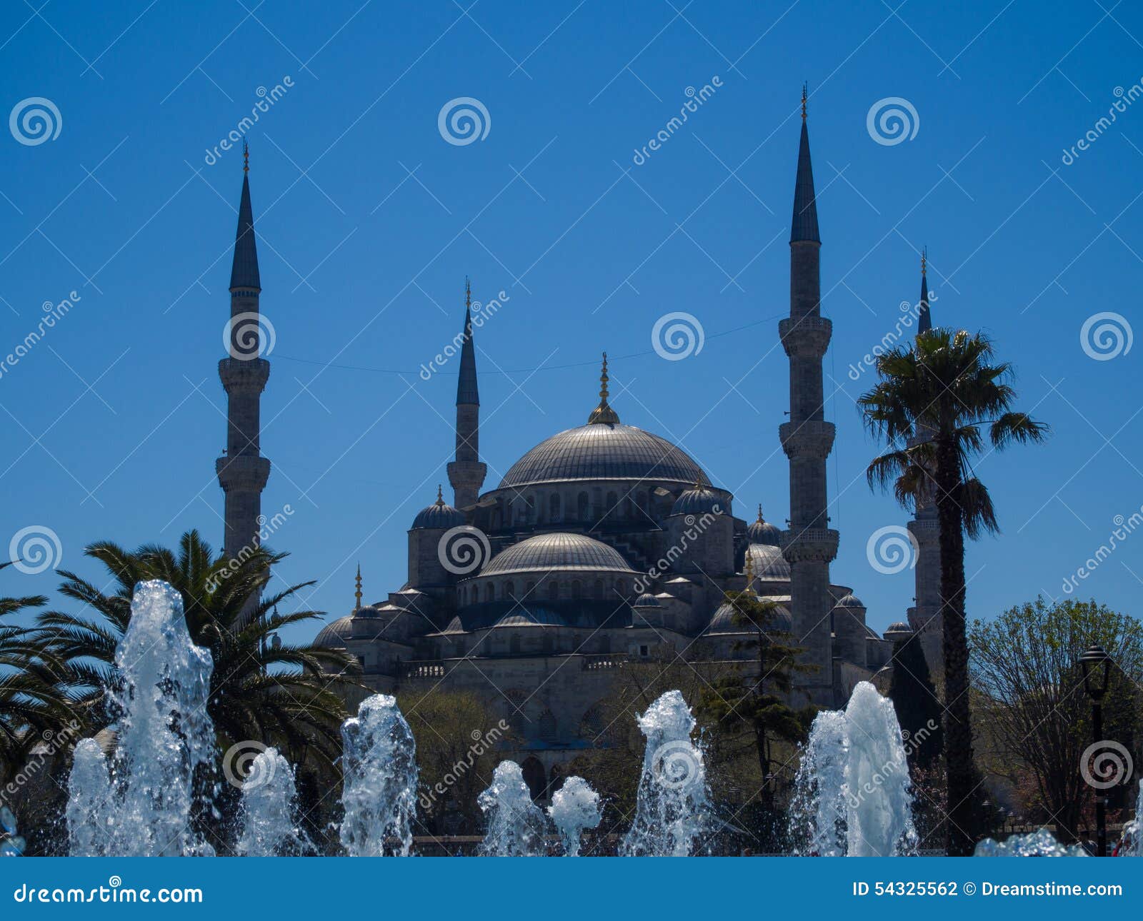 Very Blue Mosque stock photo. Image of construction, ottoman - 54325562