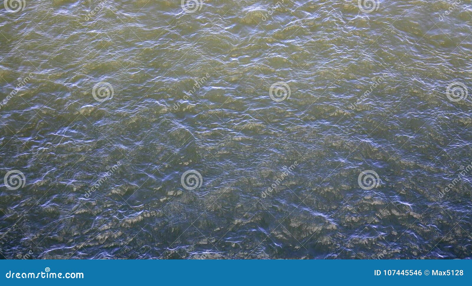 Very Bright River Flows Forward Stock Photo - Image of nature, motion ...