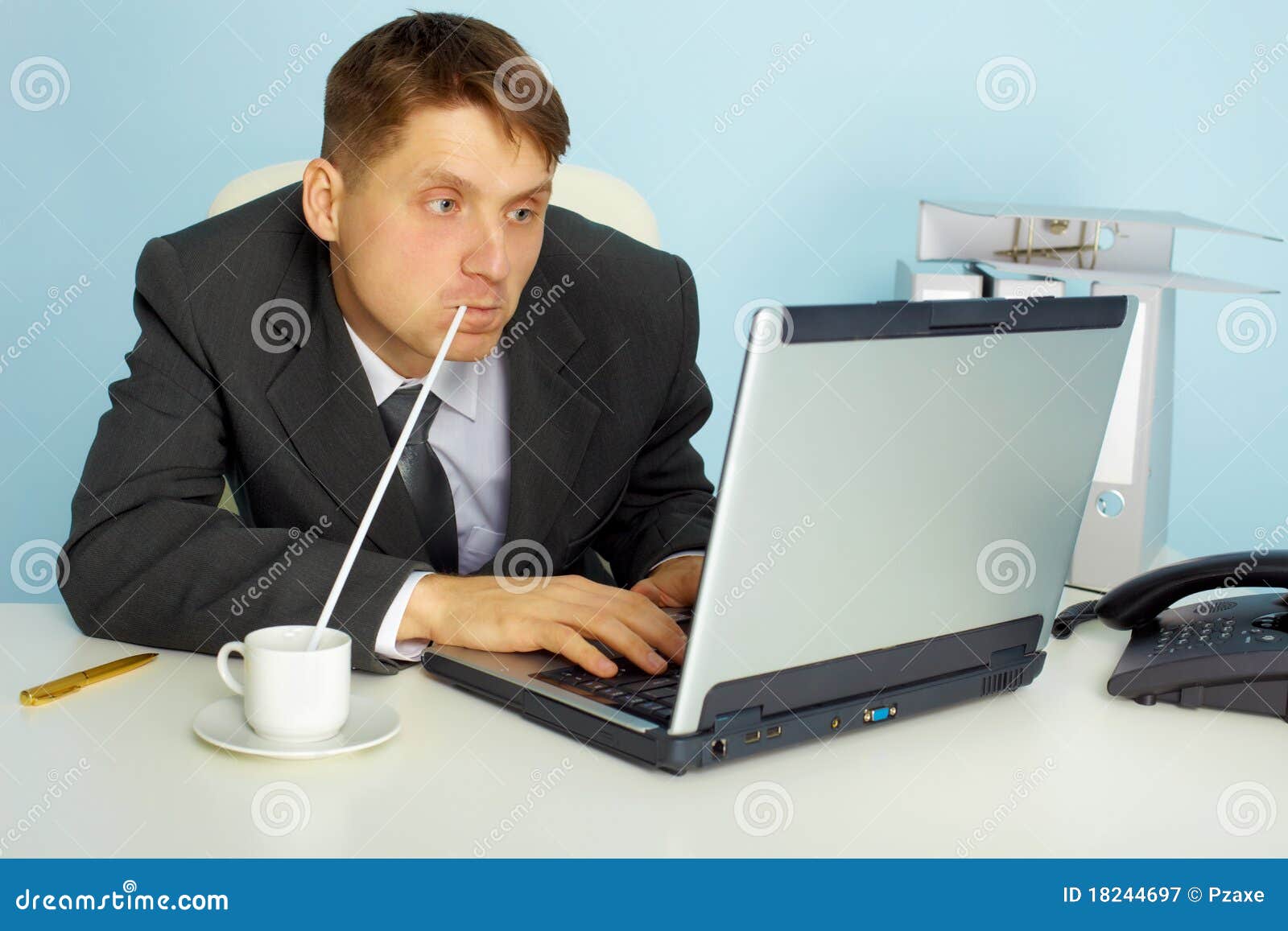 A Very Busy Man Working with Laptop Stock Image - Image of adult, suck ... A Very Busy Man Working with Laptop Stock Image - Image of adult, suck ...