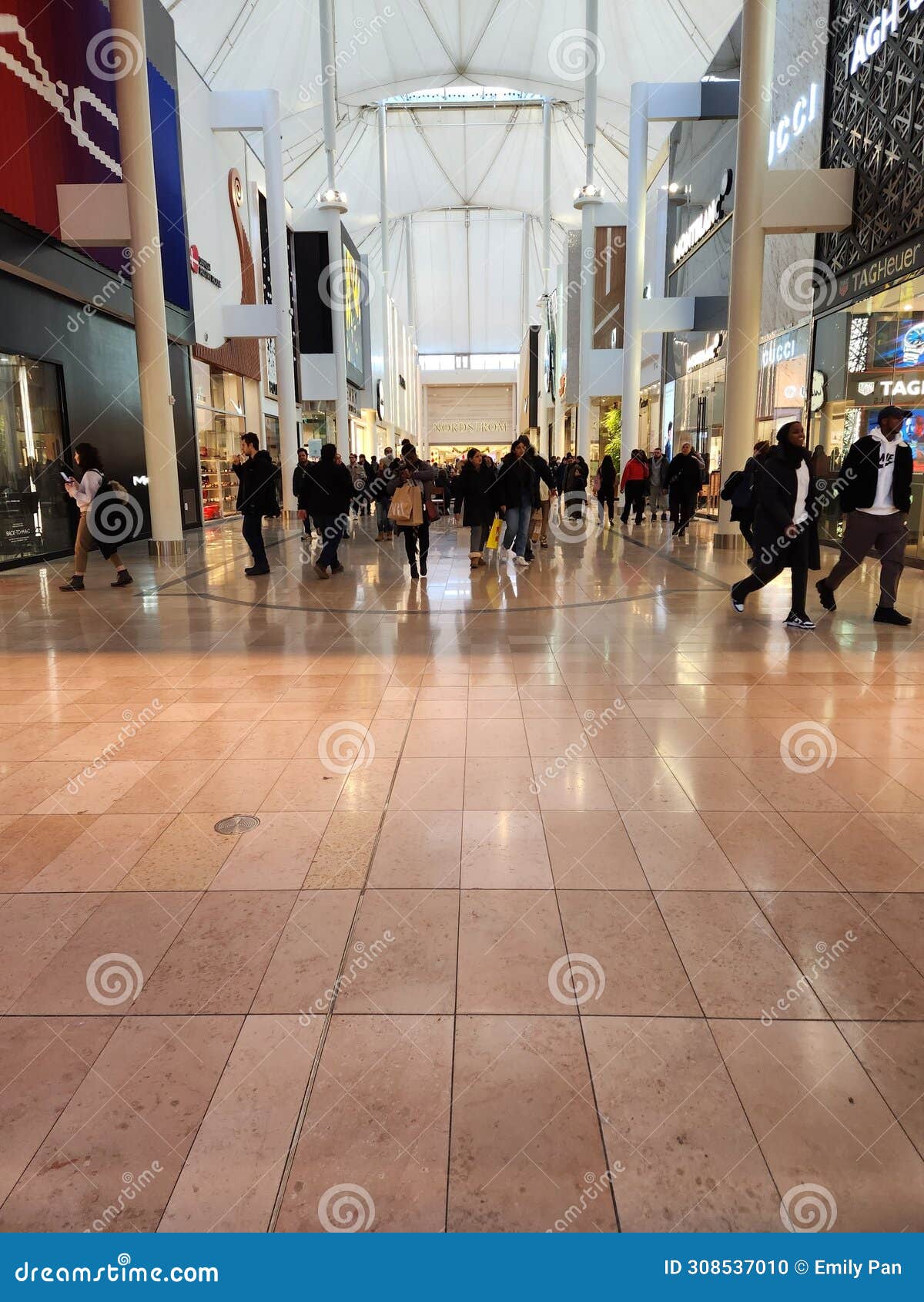 A Very Busy Shopping Mall stock photo. Image of busy - 308537010
