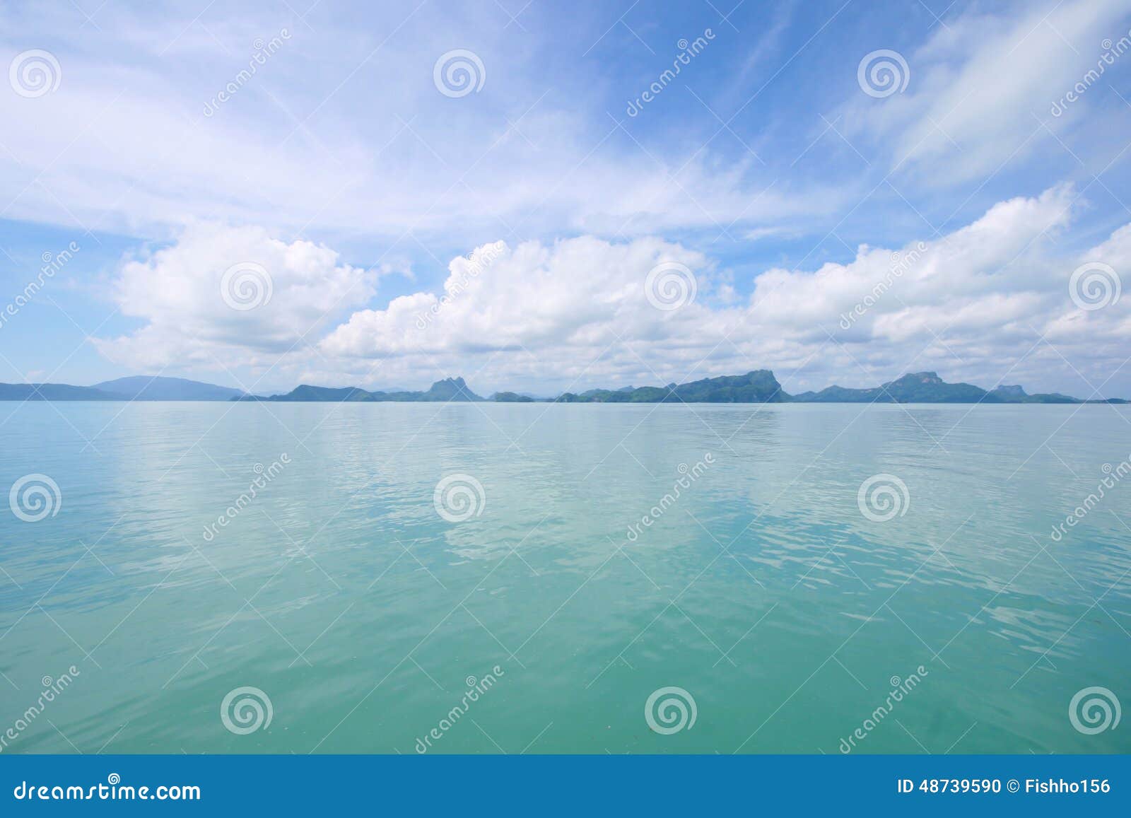 Very Calm Ocean stock photo. Image of landscape, seascape - 48739590