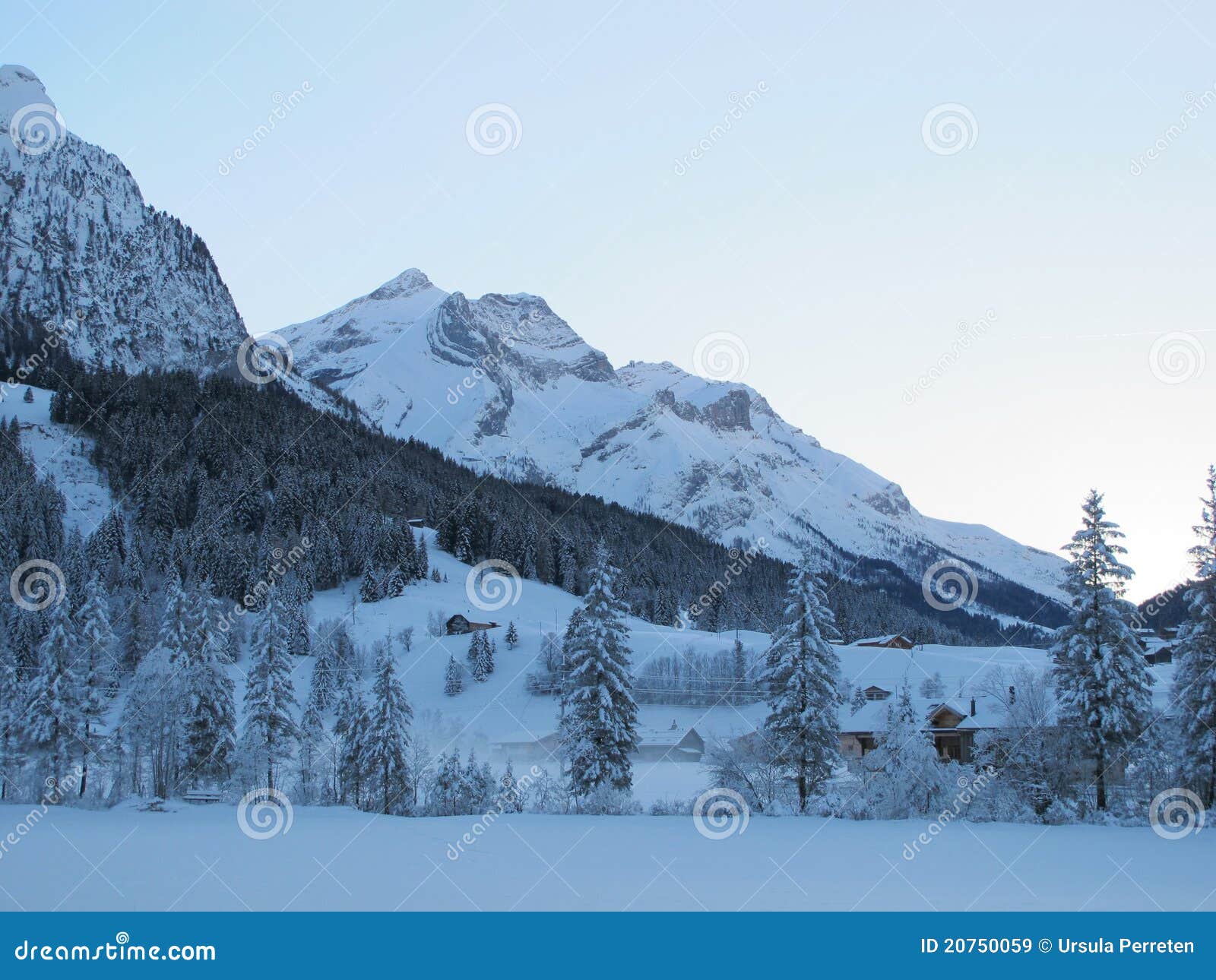 Very cold winter day stock image. Image of snow, europe - 20750059