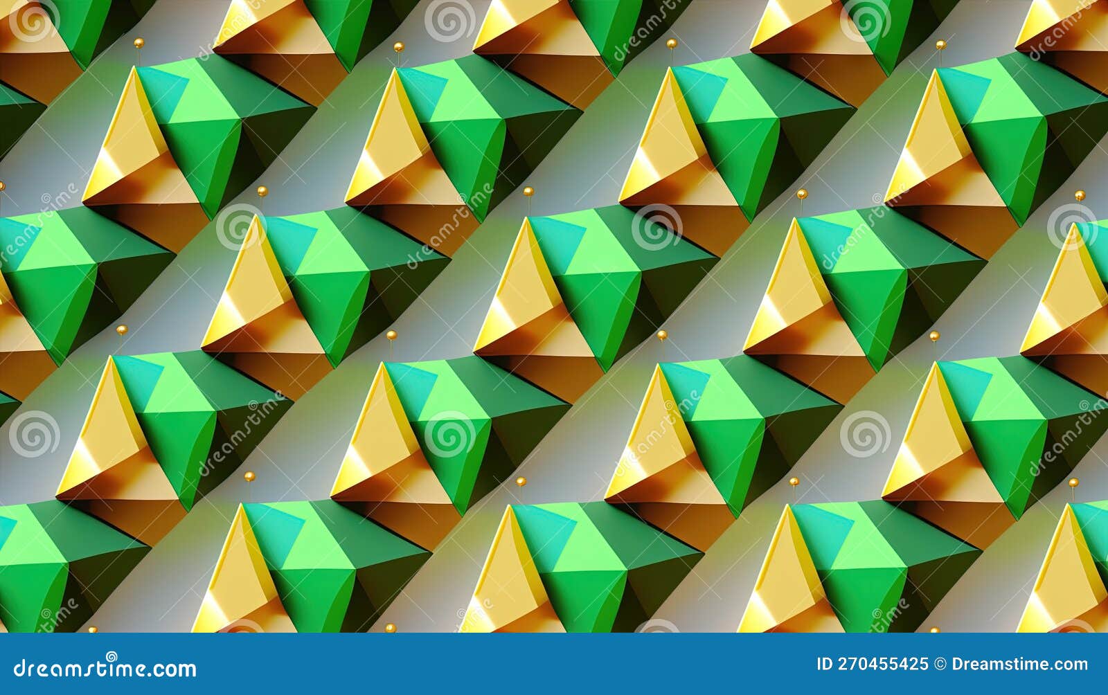 A Very Colorful Pattern with Many Different Shapes and Sizes of Cubes ...