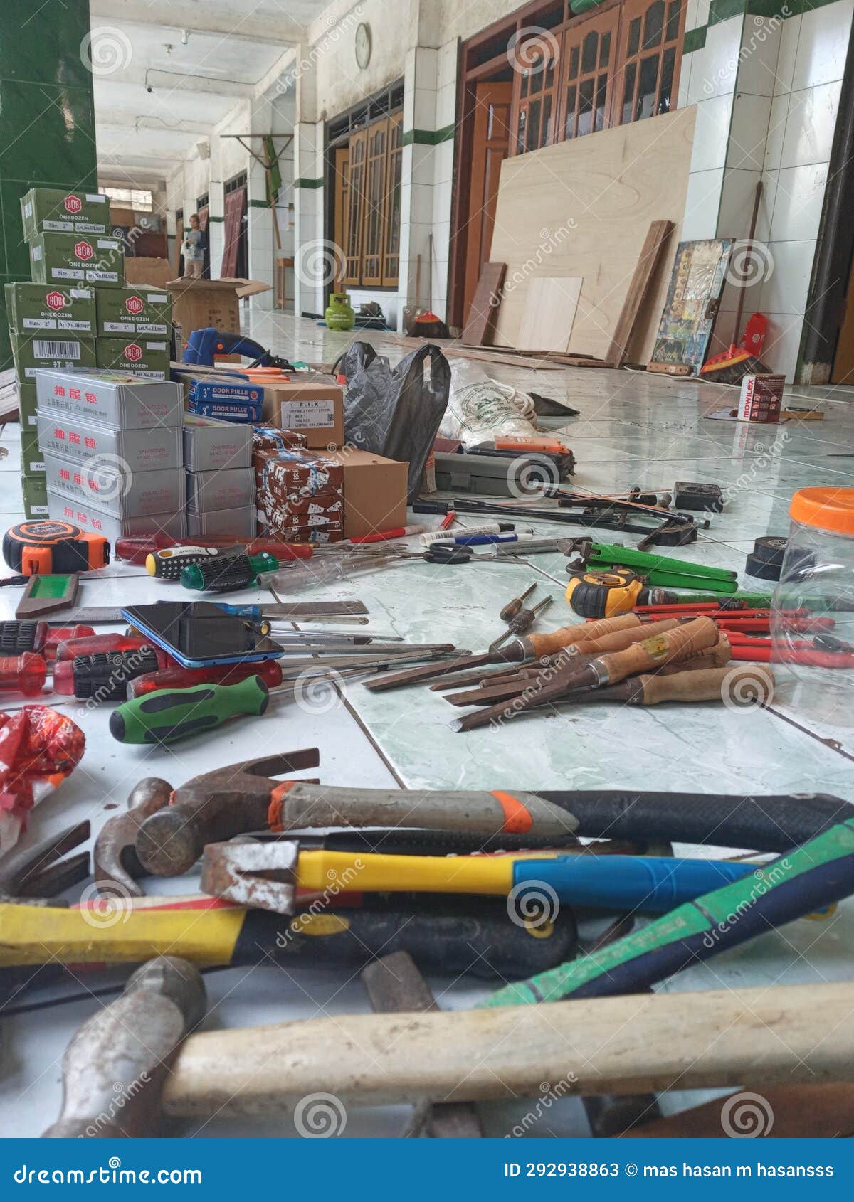 Very Complete Building Tools Help with Work Editorial Stock Photo ...