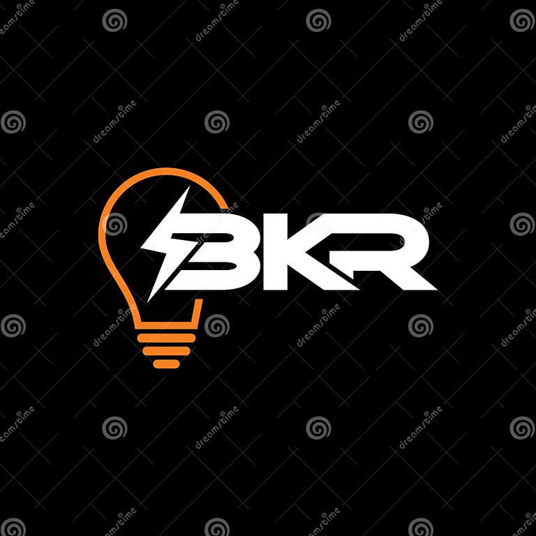 This is a Very Creative and Unique Latter Bkr Logo Stock Vector ...