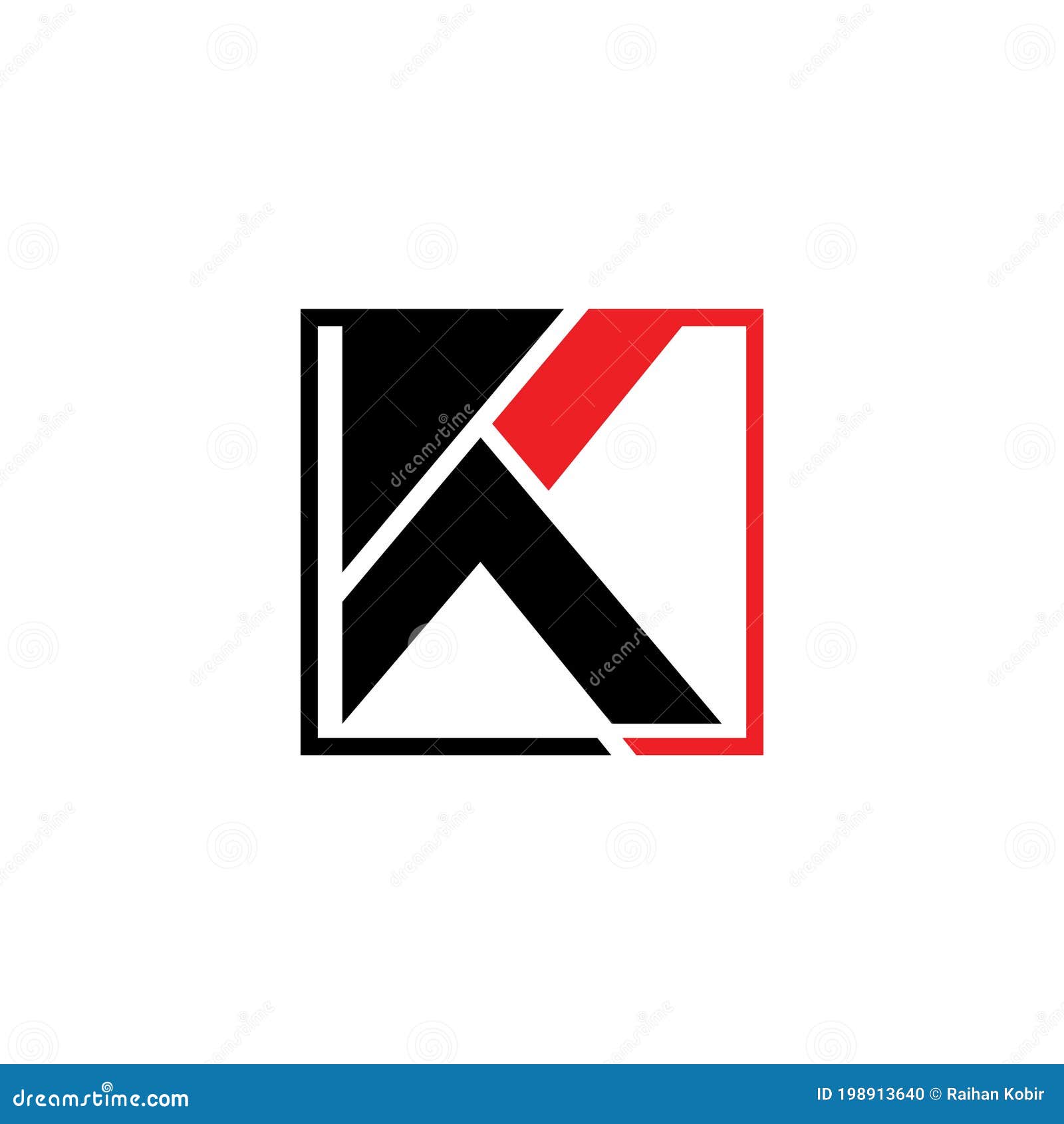 This is a Very Creative and Unique Latter K Logo Stock Vector ...