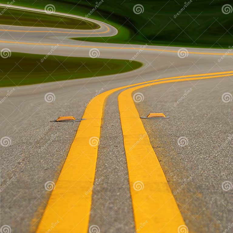 Very Curvy Road stock image. Image of explore, travel - 2802613